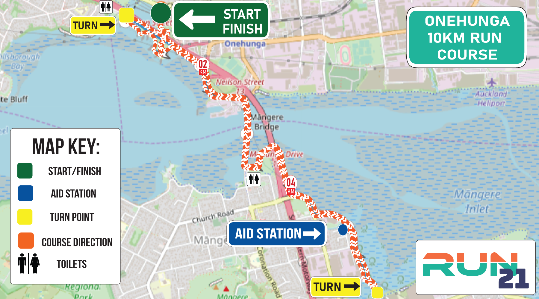 ONEHUNGA – Run 21 Series